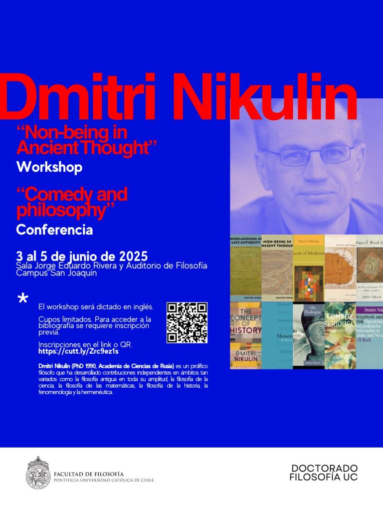 Revisa las fotos de la visita de Dmitri Nikulin al Doctorado en Filosofía UC - Doctorado en ...